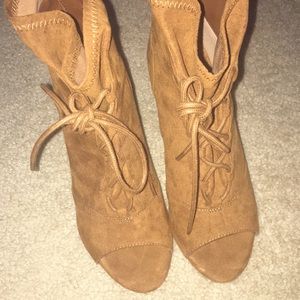 Express | Shoes | Open Toe Boots | Poshmark